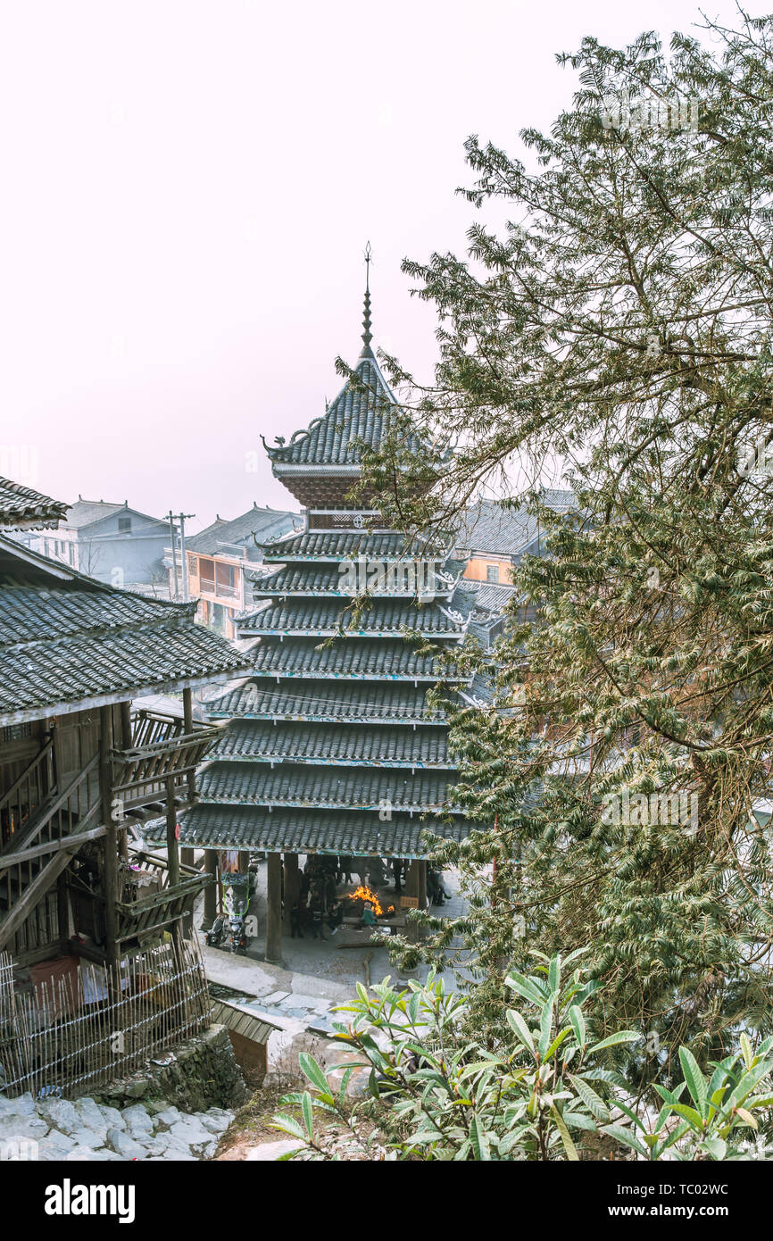 Scenery of Zhaoxing Dong Zhai Stock Photo - Alamy