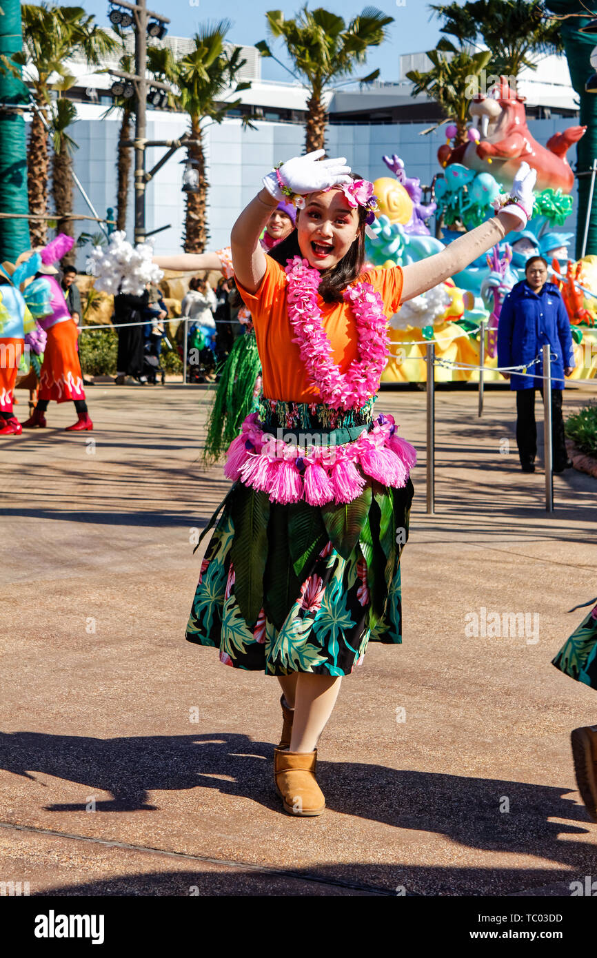 Shanghai Haichang Ocean Park float parade Stock Photo - Alamy
