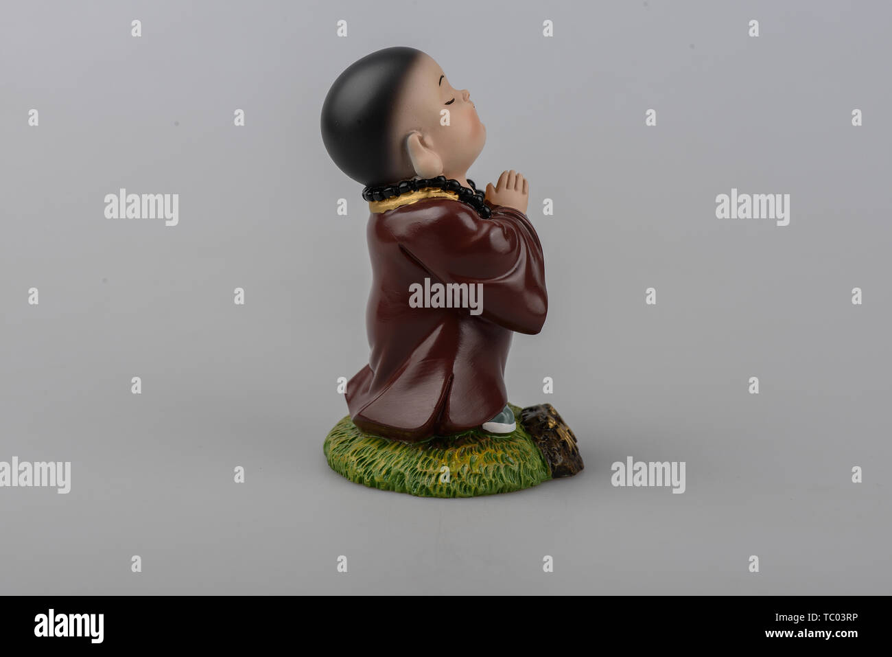 Little monk car furnishings Stock Photo - Alamy