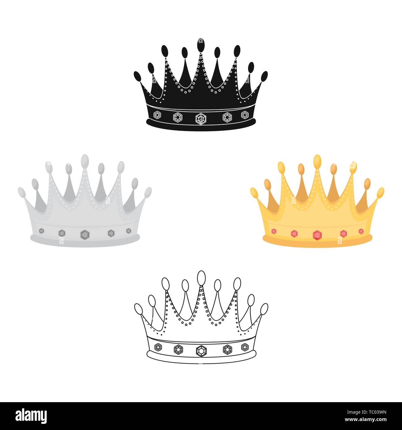 Golden crown with diamonds the winner of the beauty contest.Awards and ...