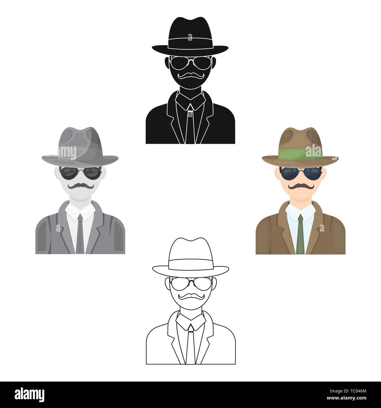 Undercover man Stock Vector Images - Alamy