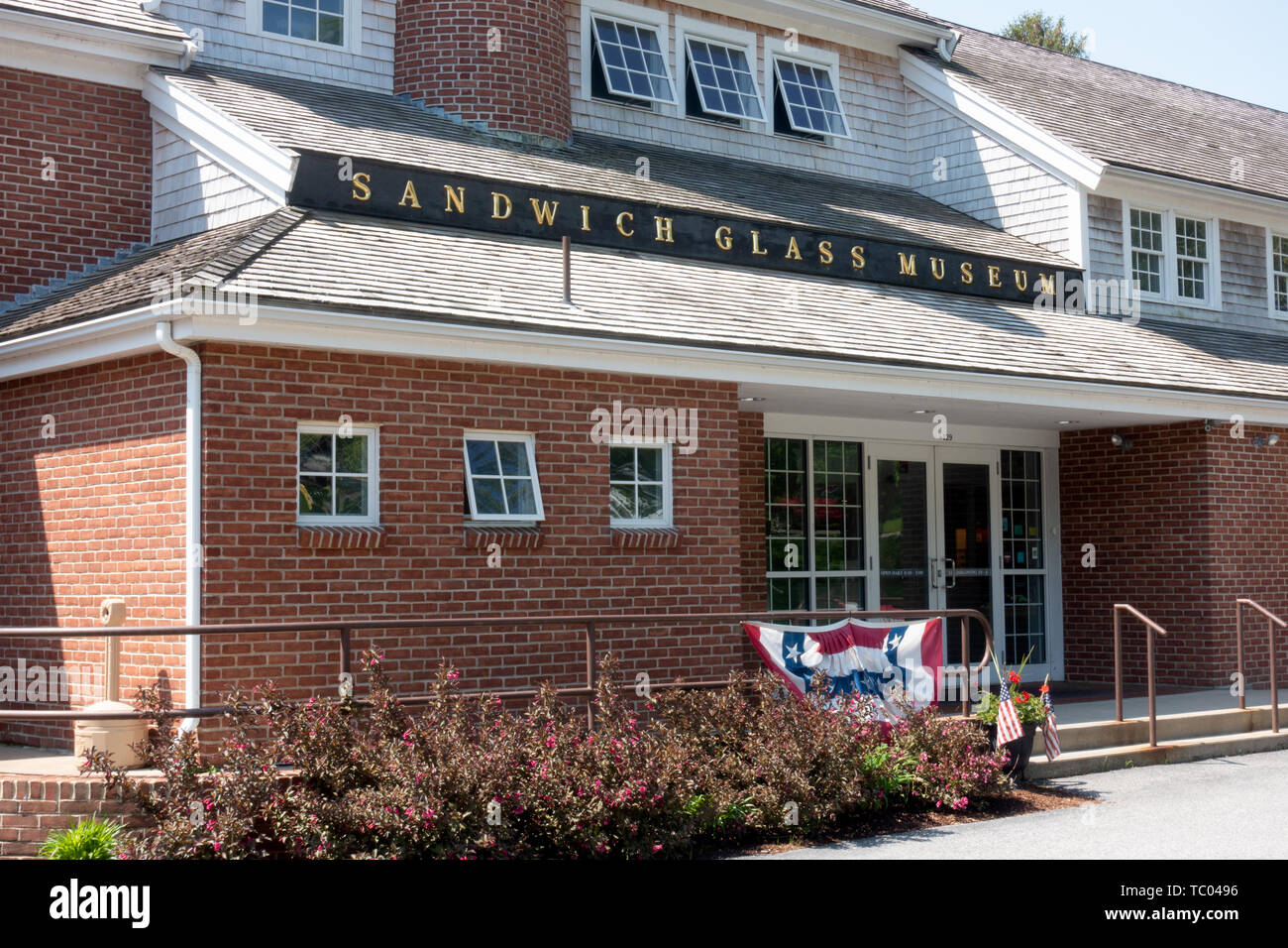 Sandwich Glass Museum, a populat attraction, in Sandwich, Cape Cod ...
