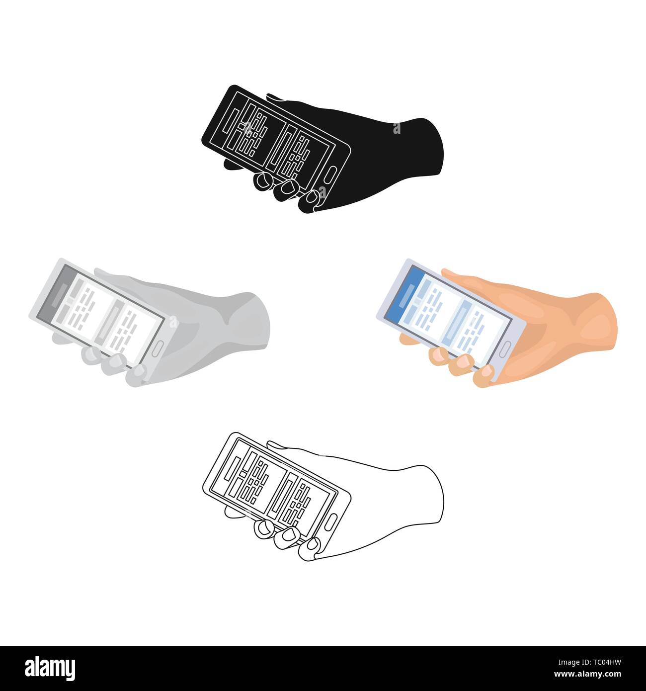 Mobile translator icon in cartoon,black design isolated on white ...