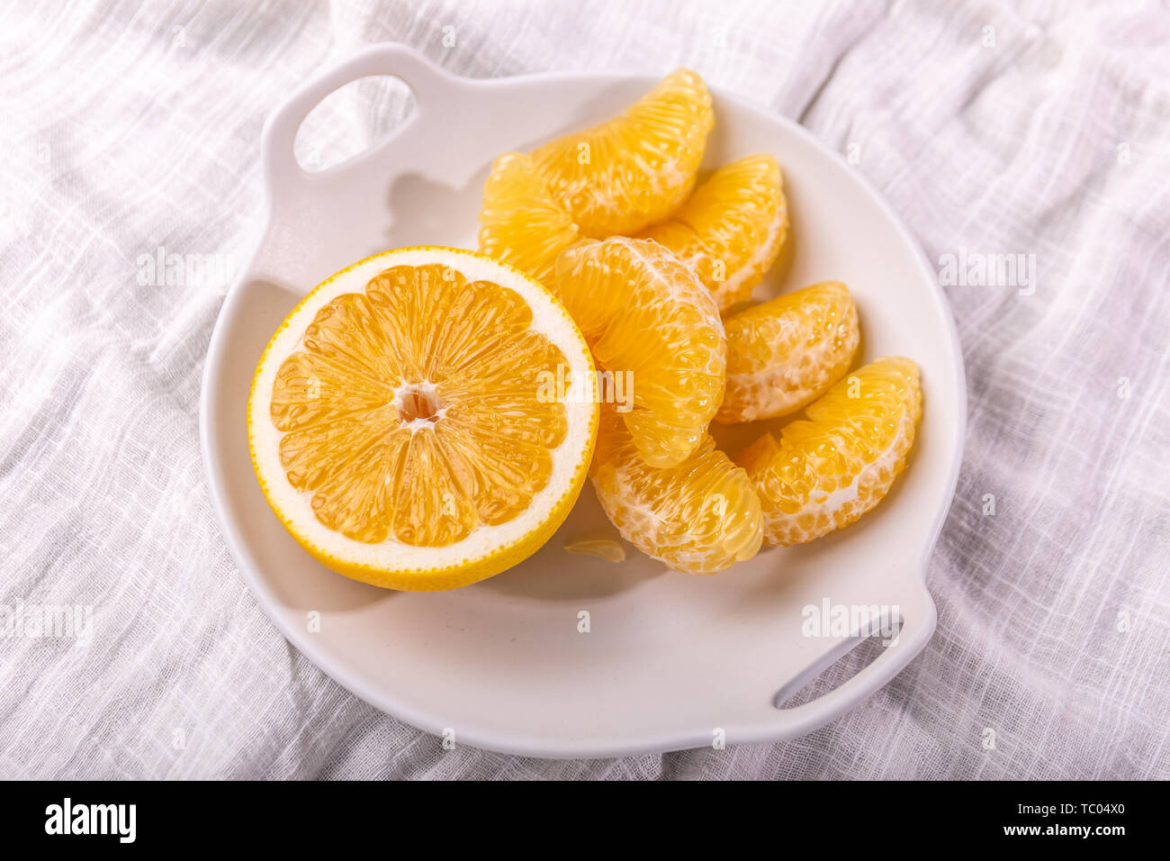 Big face, pomelo Stock Photo - Alamy