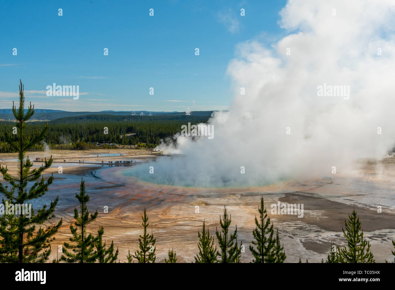 Grand geyser eruption view hi-res stock photography and images - Alamy