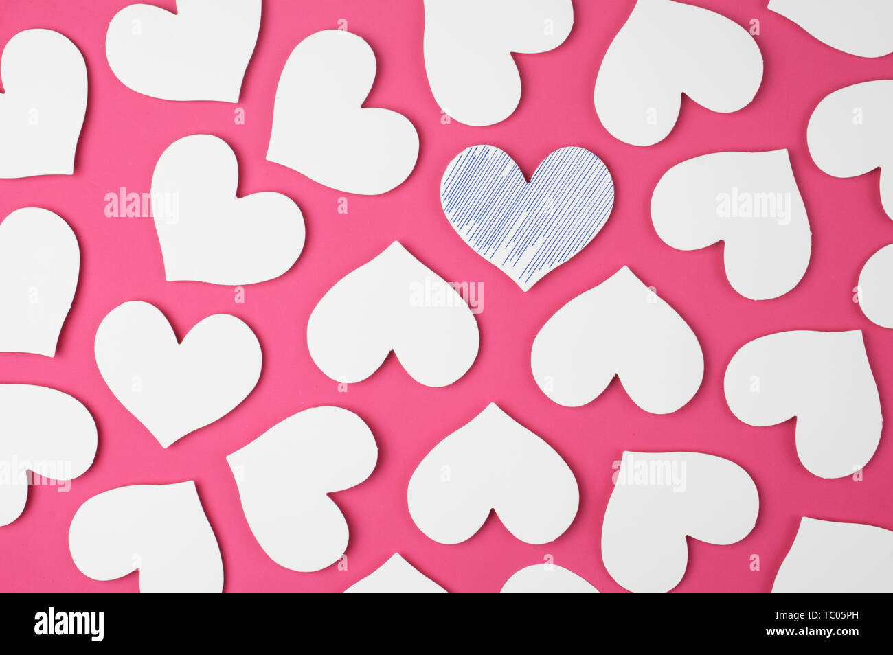 Simple love heart shape on coloring background Stock Photo - Alamy
