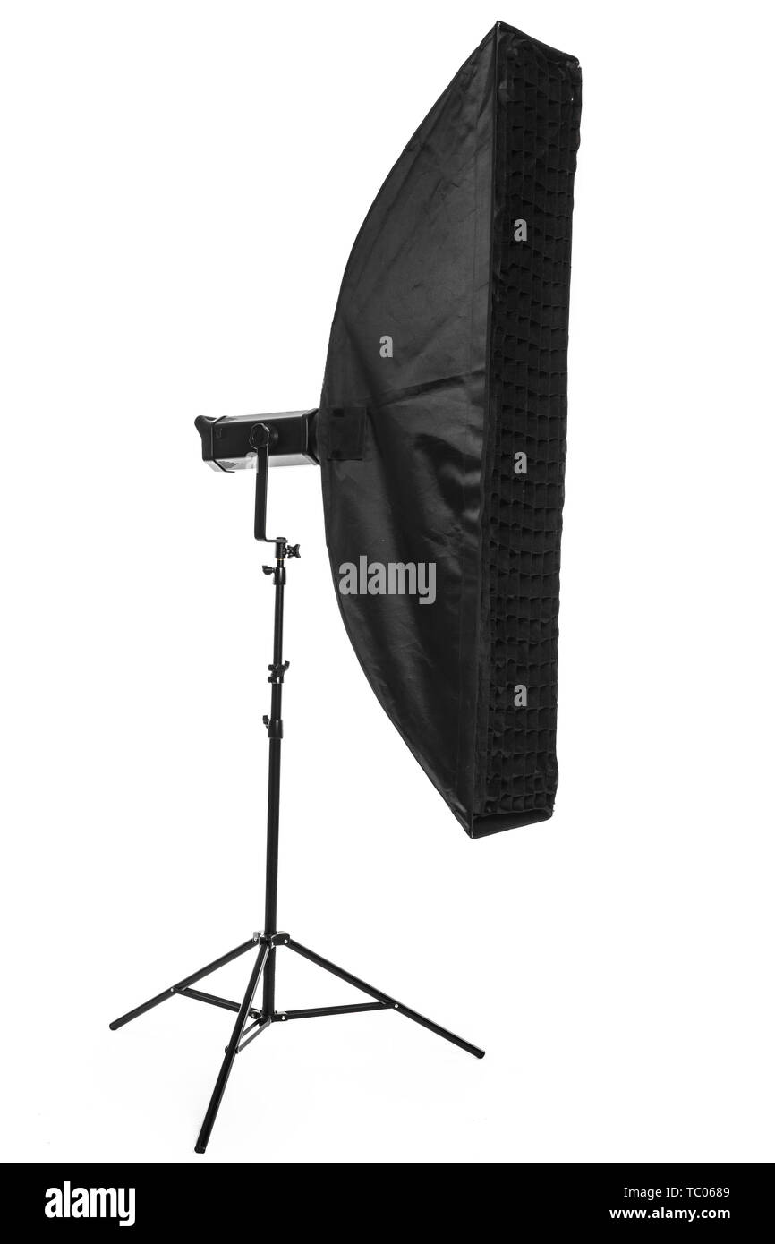 Studio lighting isolated on white Stock Photo - Alamy