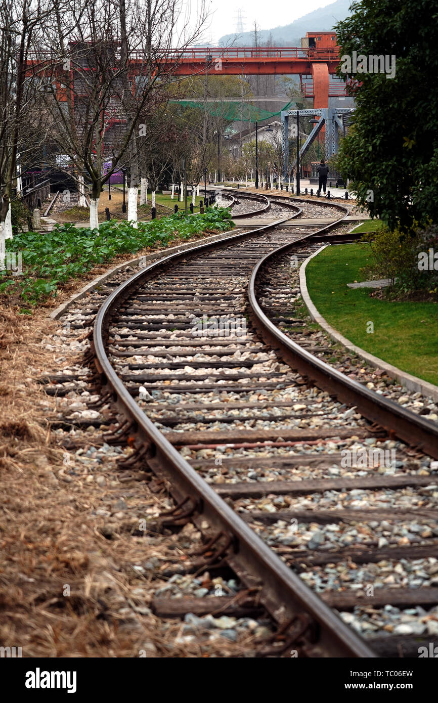 Hangzhou Gate White Tower Park Stock Photo - Alamy