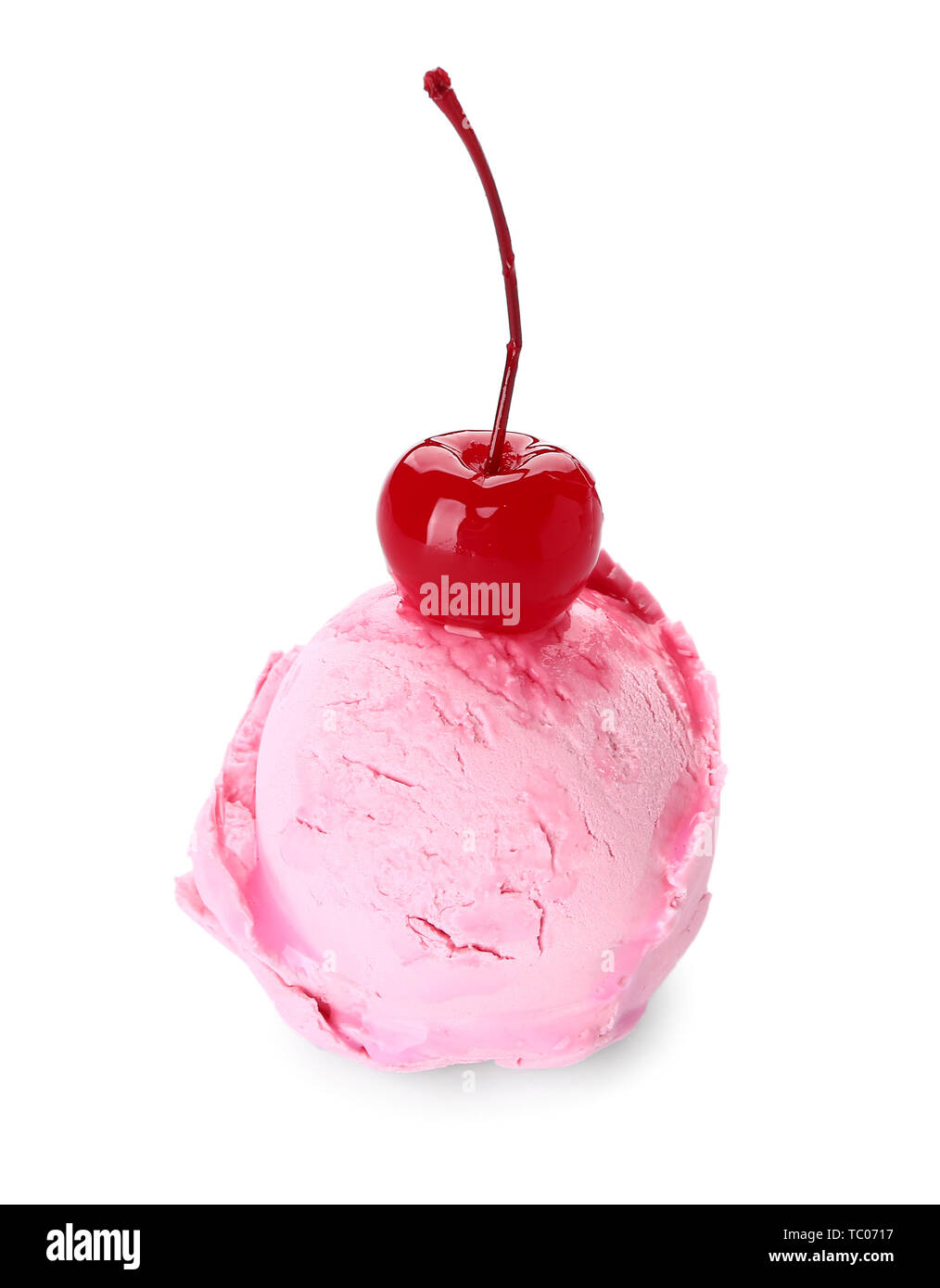 Cherry ice cream scoop Cut Out Stock Images & Pictures - Alamy