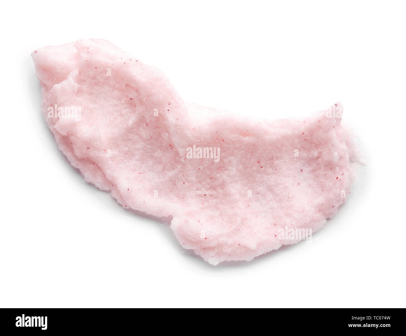 Sample of body scrub on white background Stock Photo - Alamy