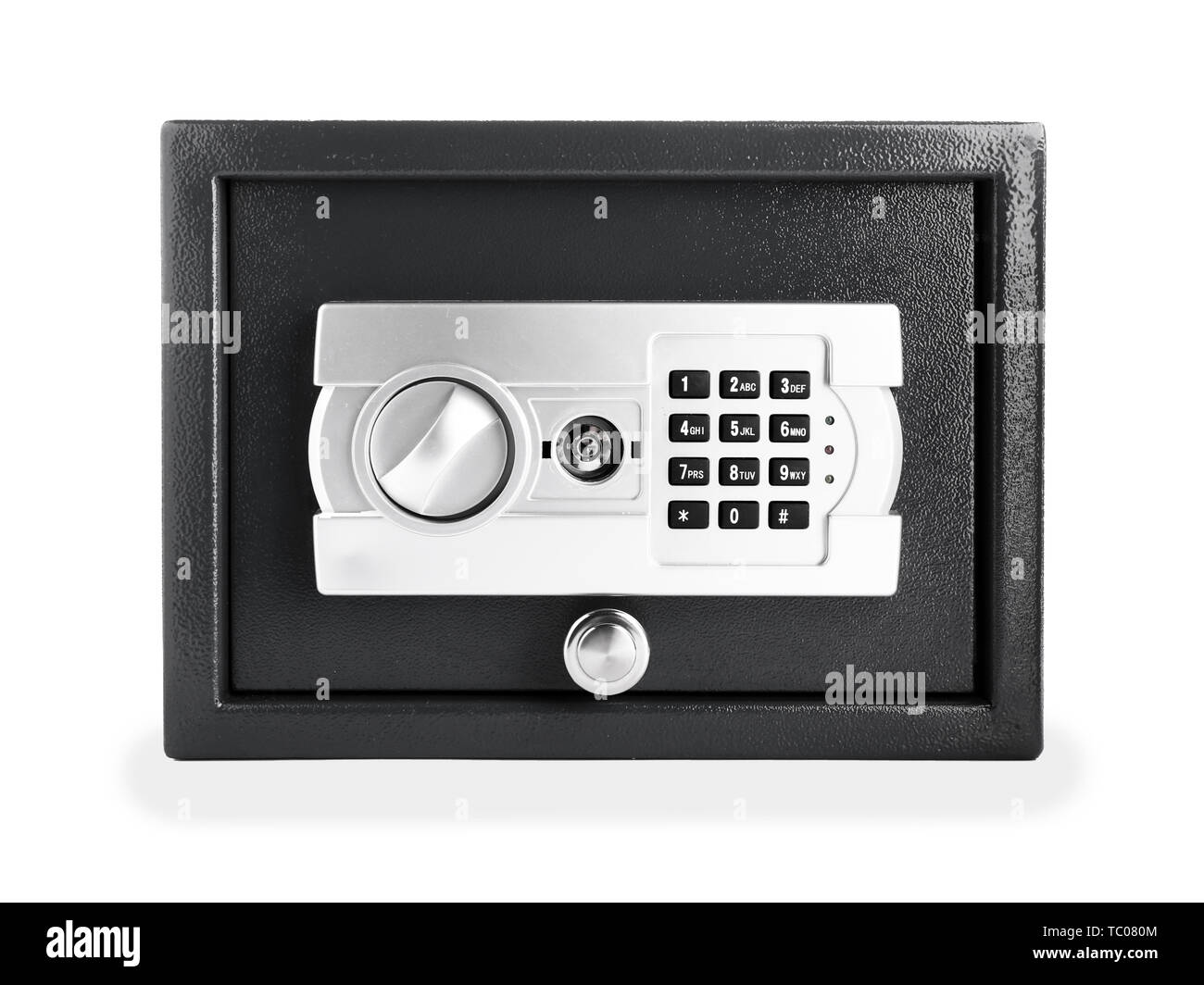 Modern safe on white background Stock Photo - Alamy