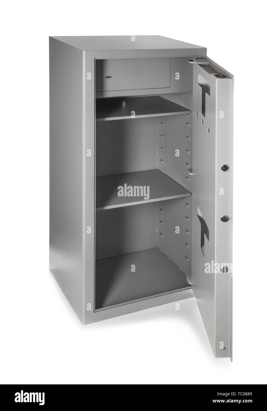 Modern safe on white background Stock Photo - Alamy
