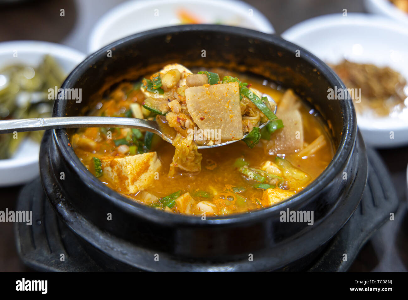 Cheonggukjang is a fermented soybean paste used in Korean cuisine Stew ...