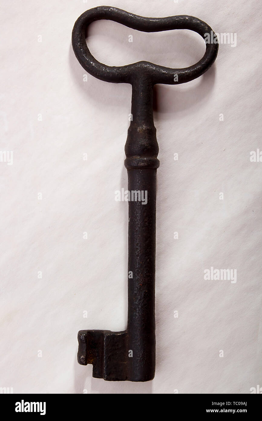 Solutions key on a sheet of old paper Stock Photo - Alamy