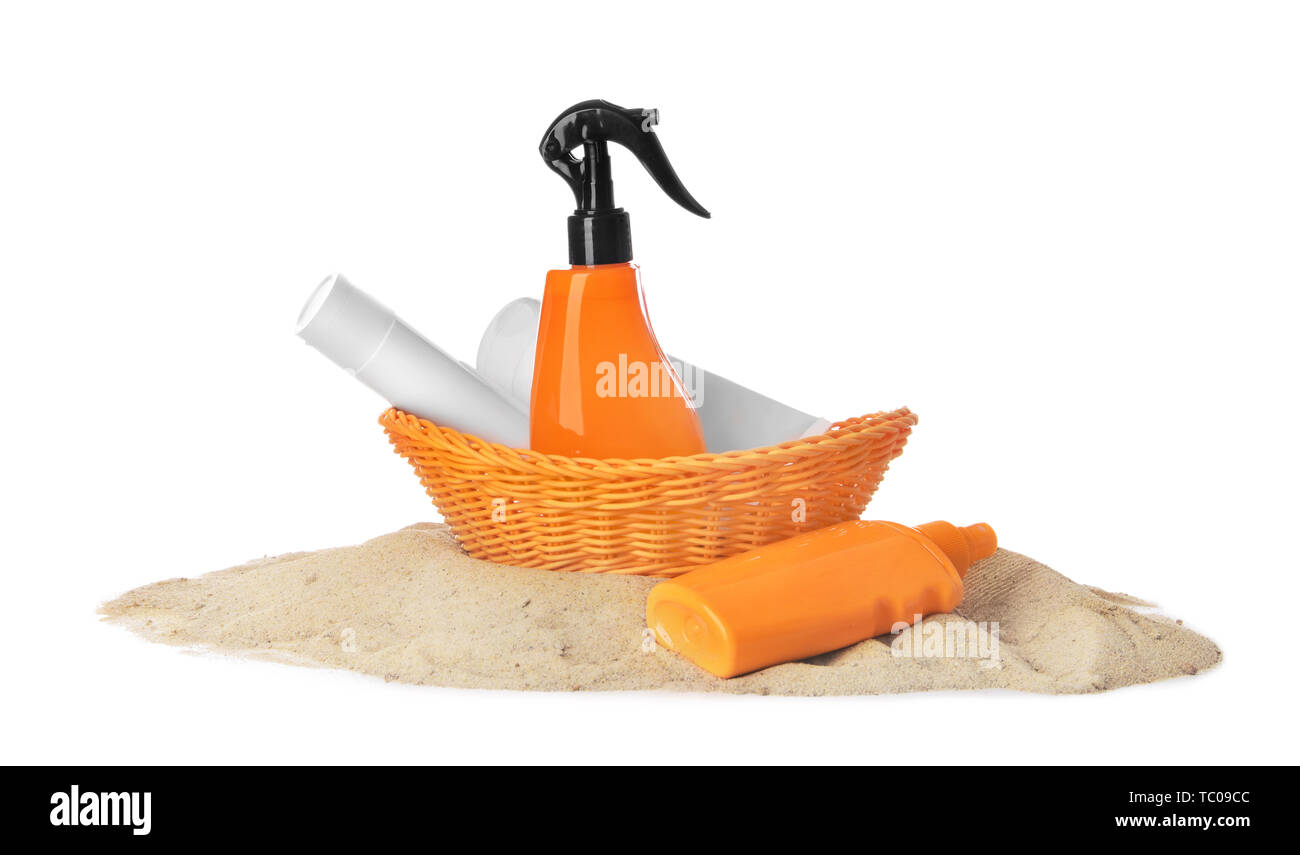 Sand protection spray Cut Out Stock Images & Pictures - Alamy