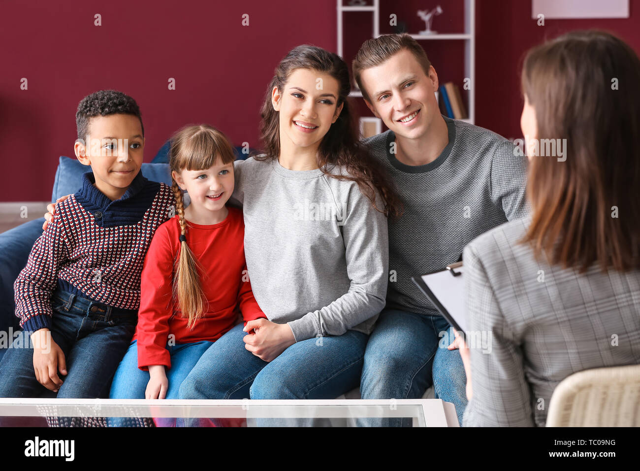 African parents meeting hi-res stock photography and images - Alamy
