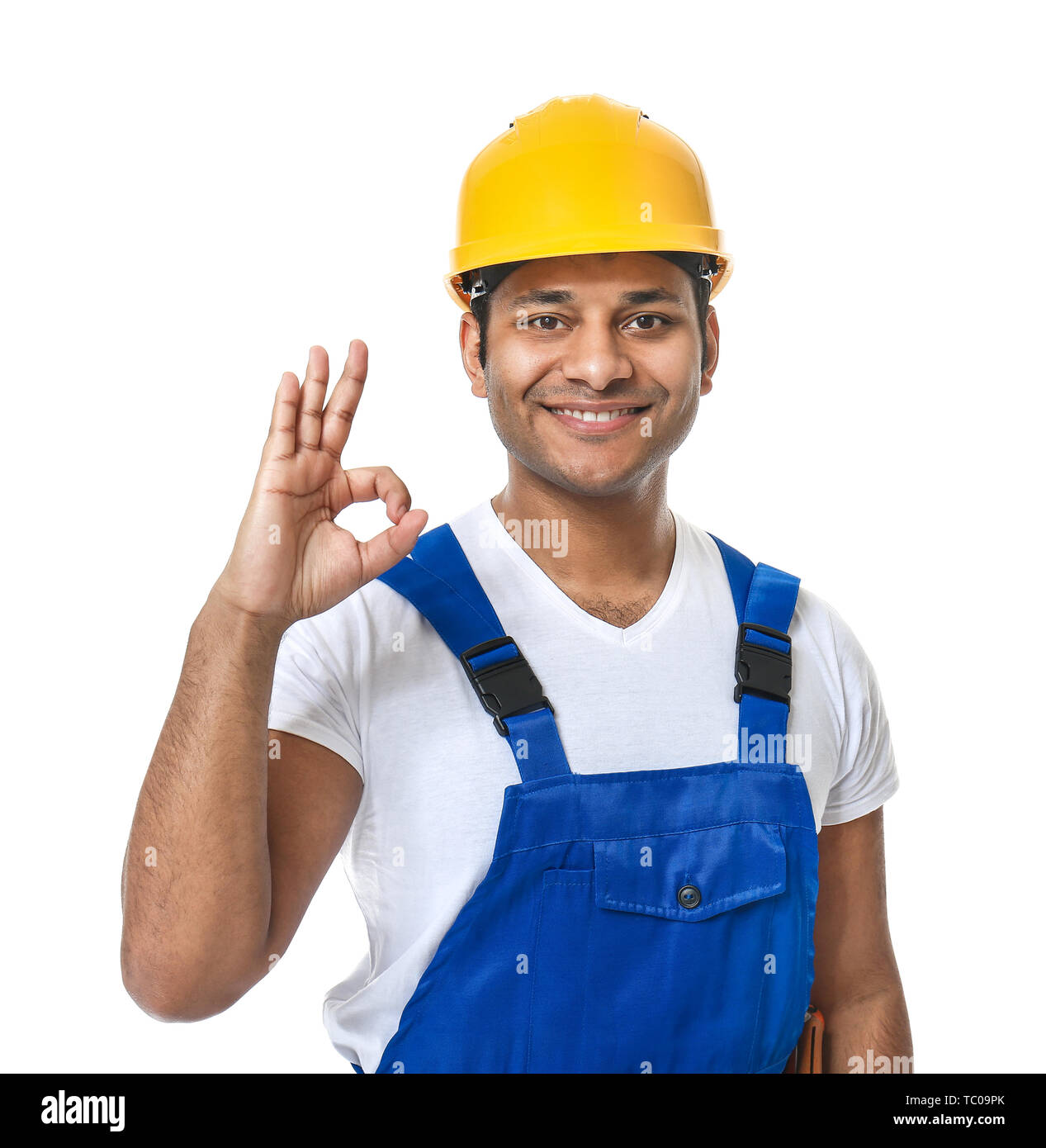 Indian male electrician hi-res stock photography and images - Alamy