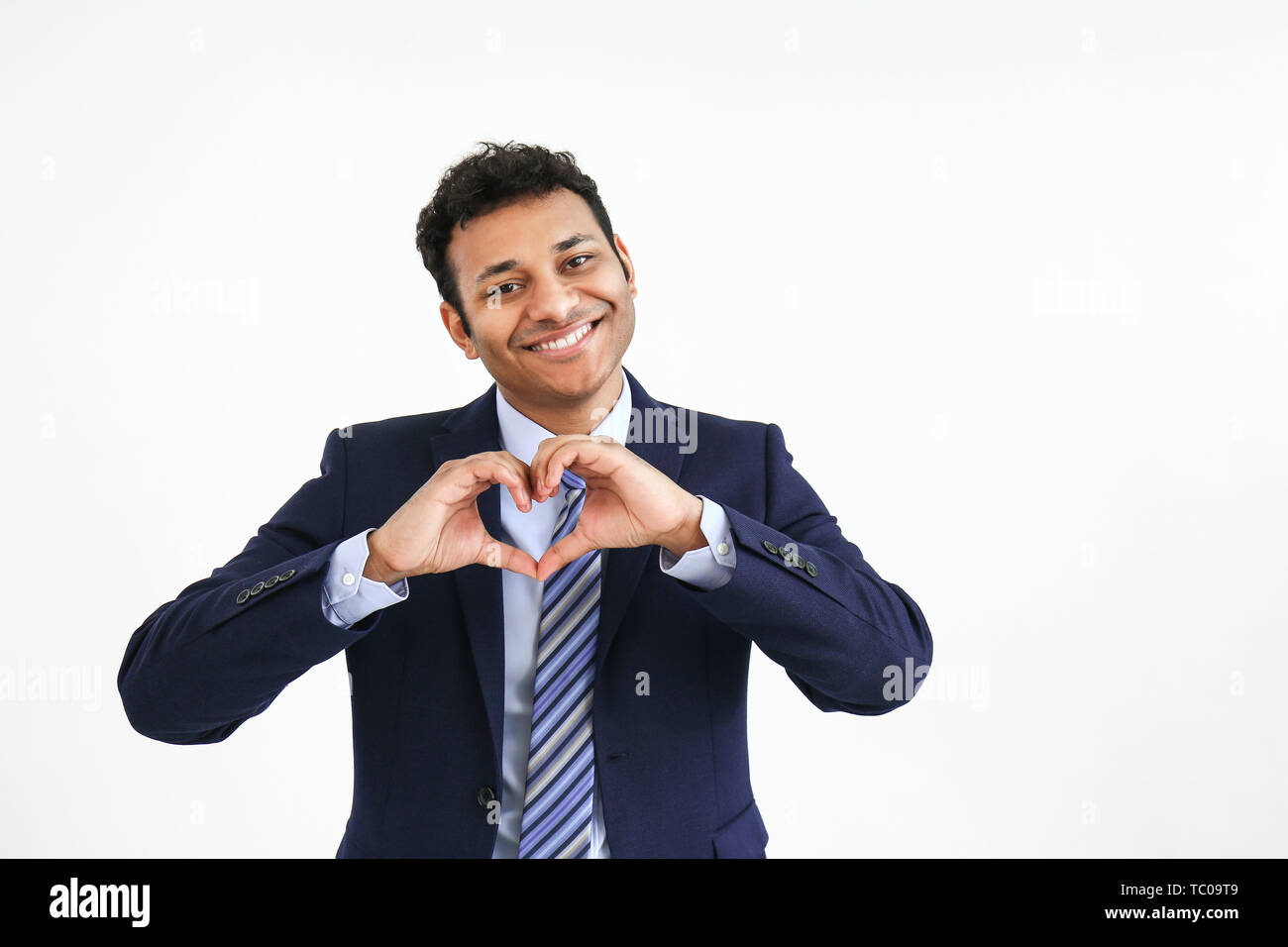 Indian hands making heart shape hi-res stock photography and images - Alamy