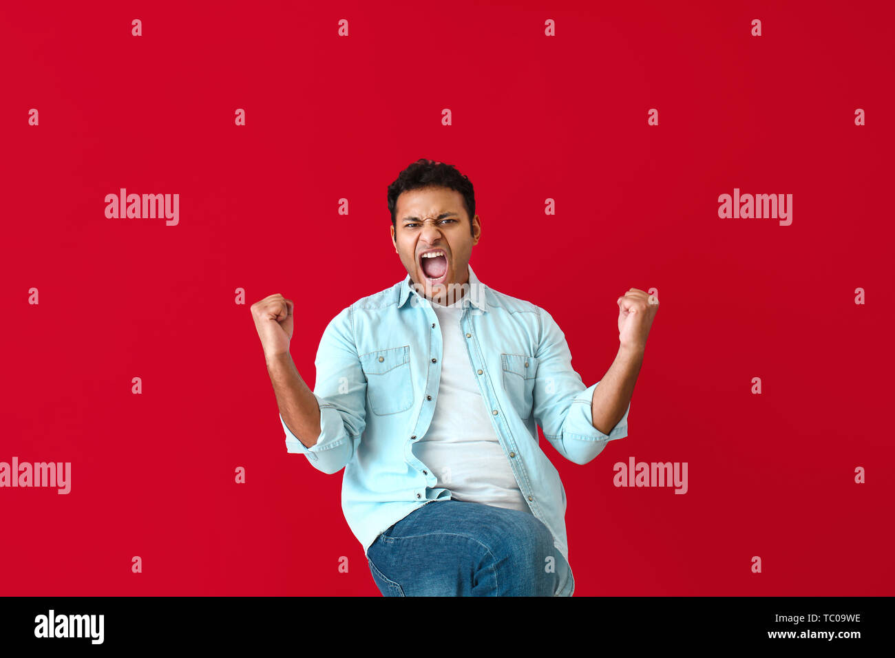 Happy screaming hi-res stock photography and images - Alamy