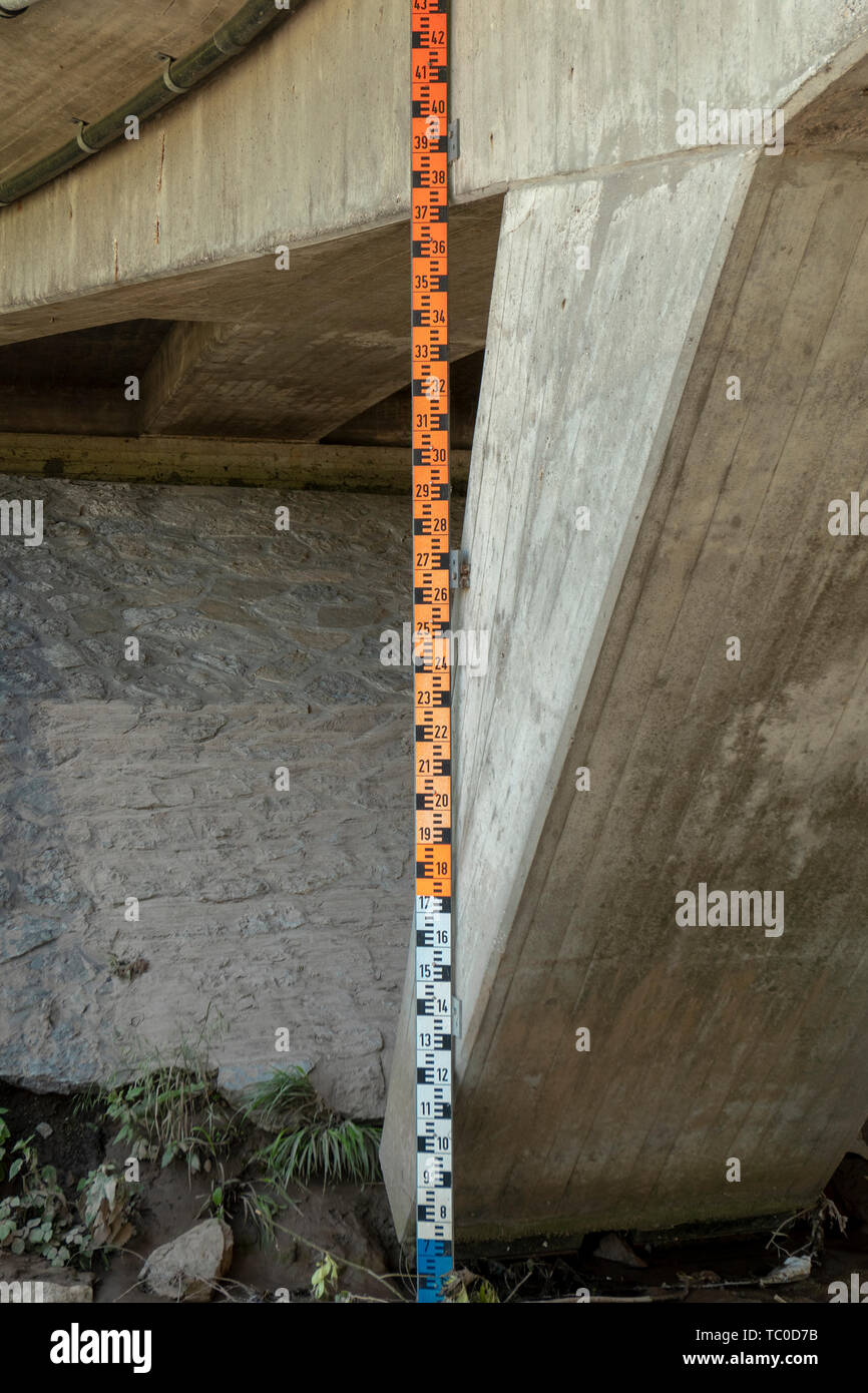 Flood Water Height Measure High Resolution Stock Photography and Images ...