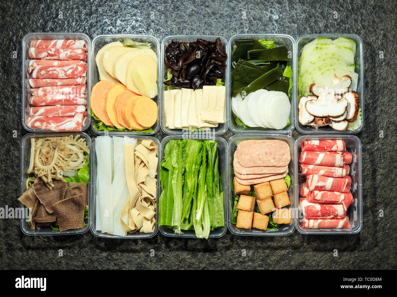 Hotpot side dishes hi-res stock photography and images - Alamy
