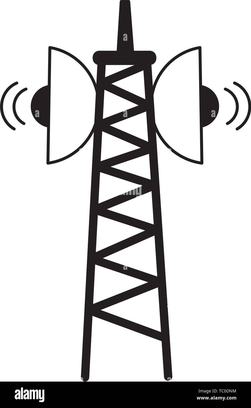 antenna transmission signal Stock Vector Image & Art - Alamy