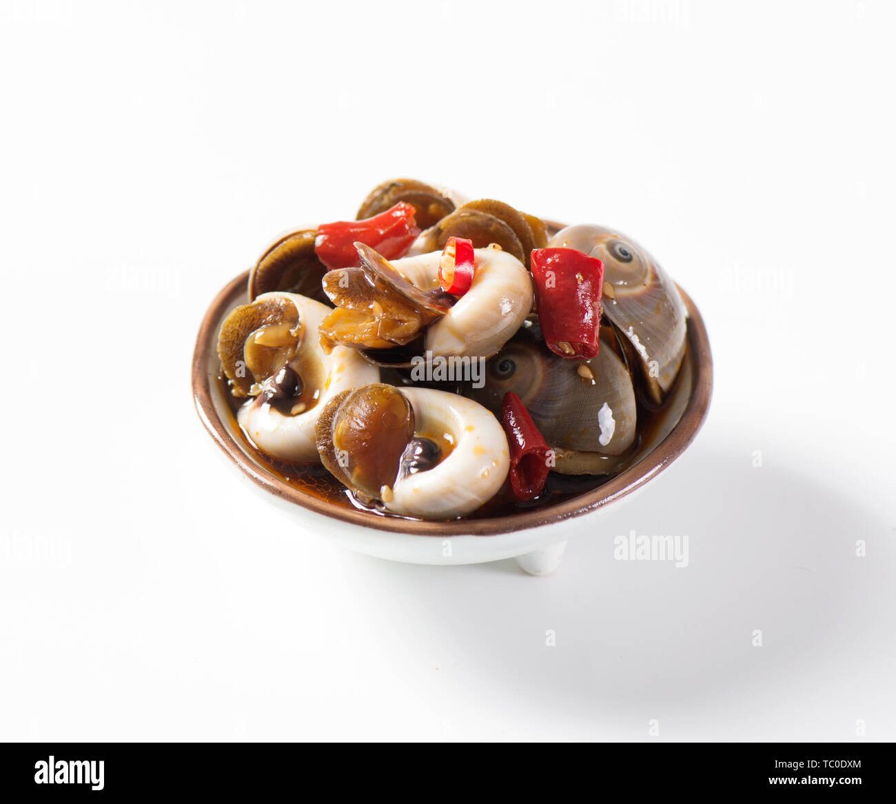 Spicy little seafood snail Stock Photo - Alamy