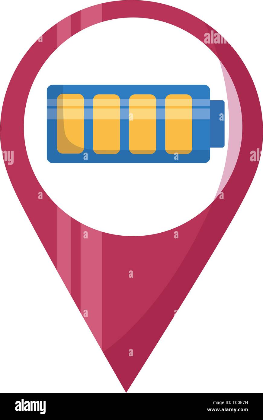 navigation pointer battery energy Stock Vector Image & Art - Alamy