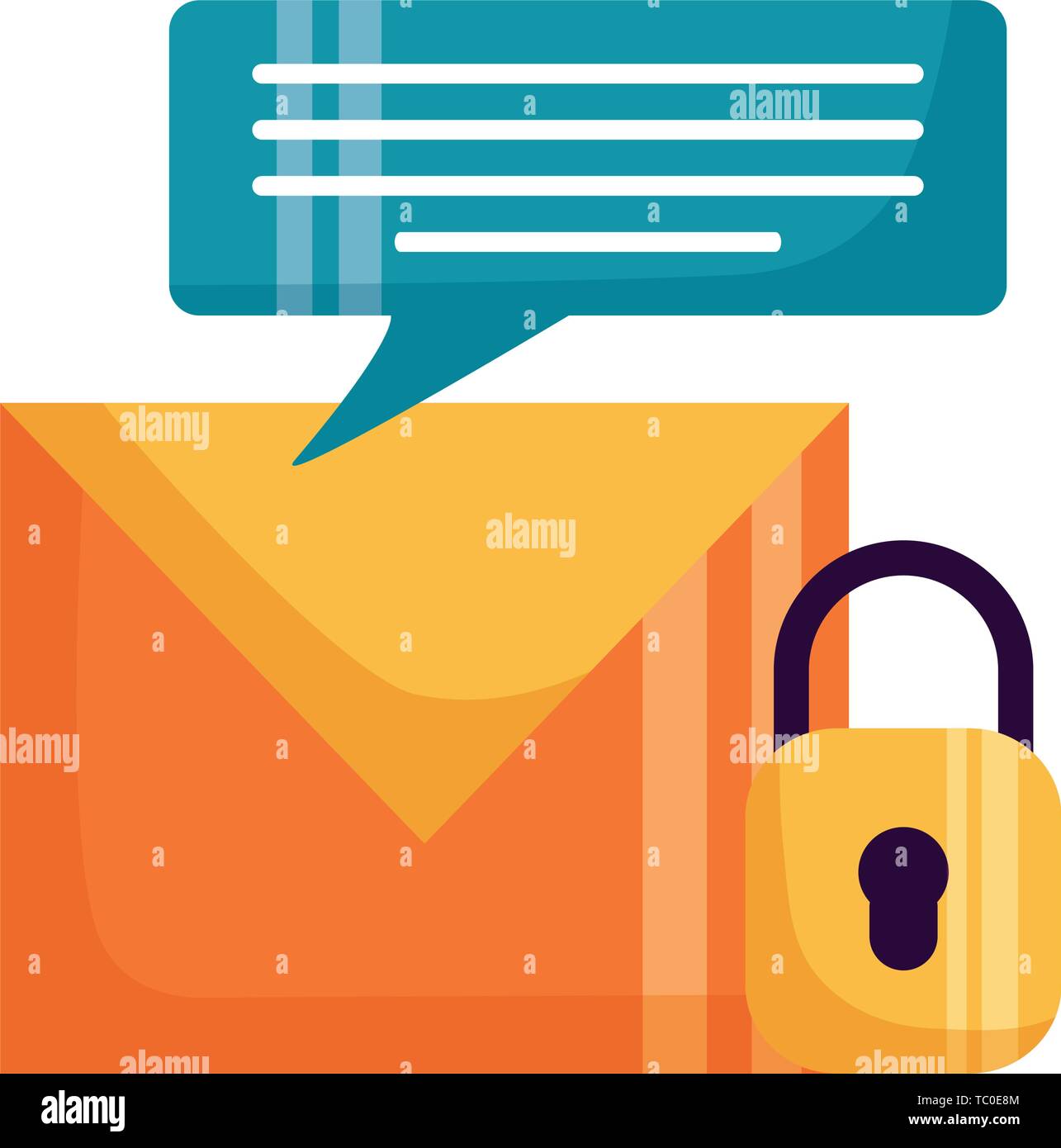 social media email security chat Stock Vector Image & Art - Alamy