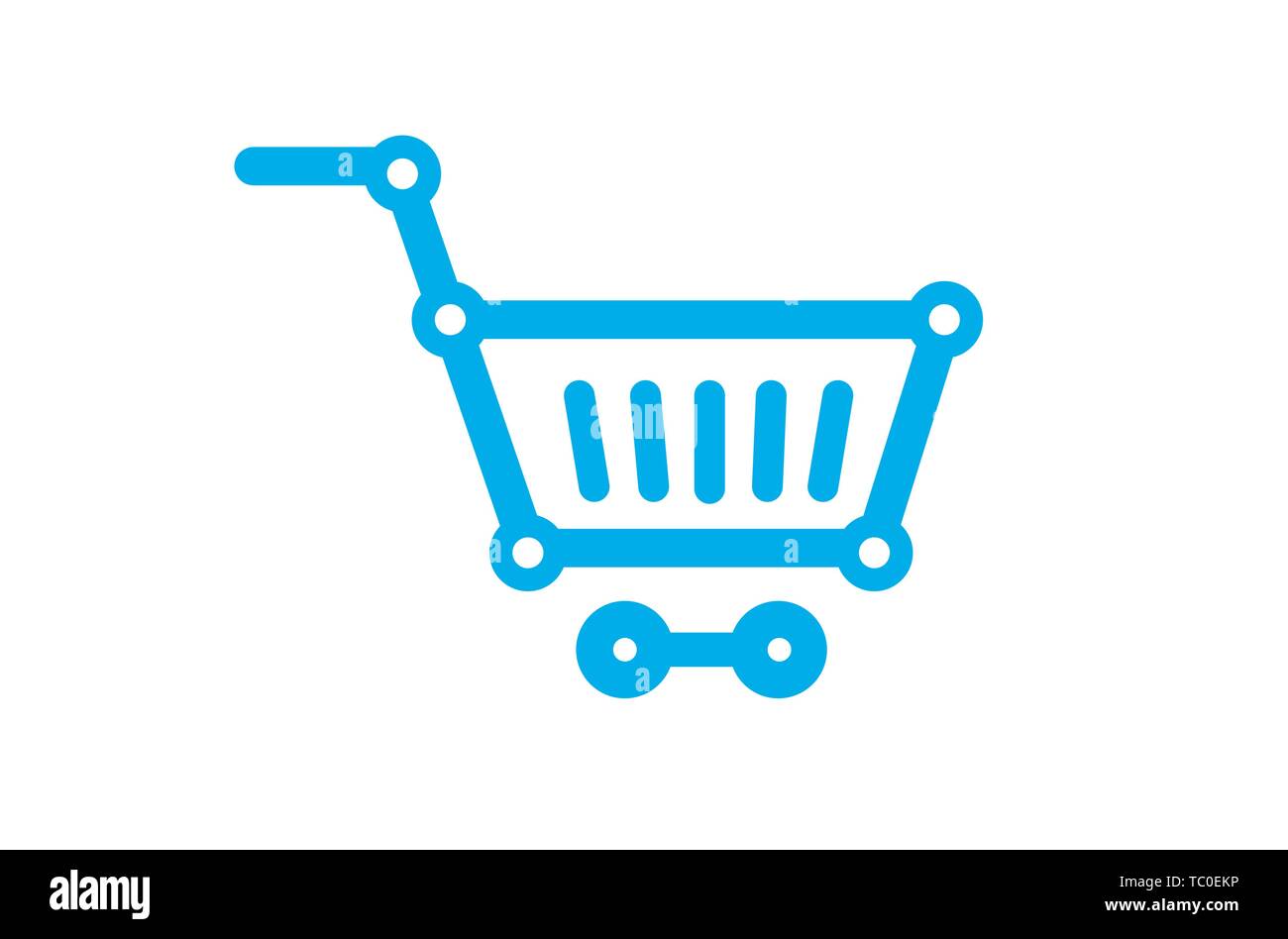 Cart Chip Technology Symbol Logo Design Illustration Stock Vector Image ...