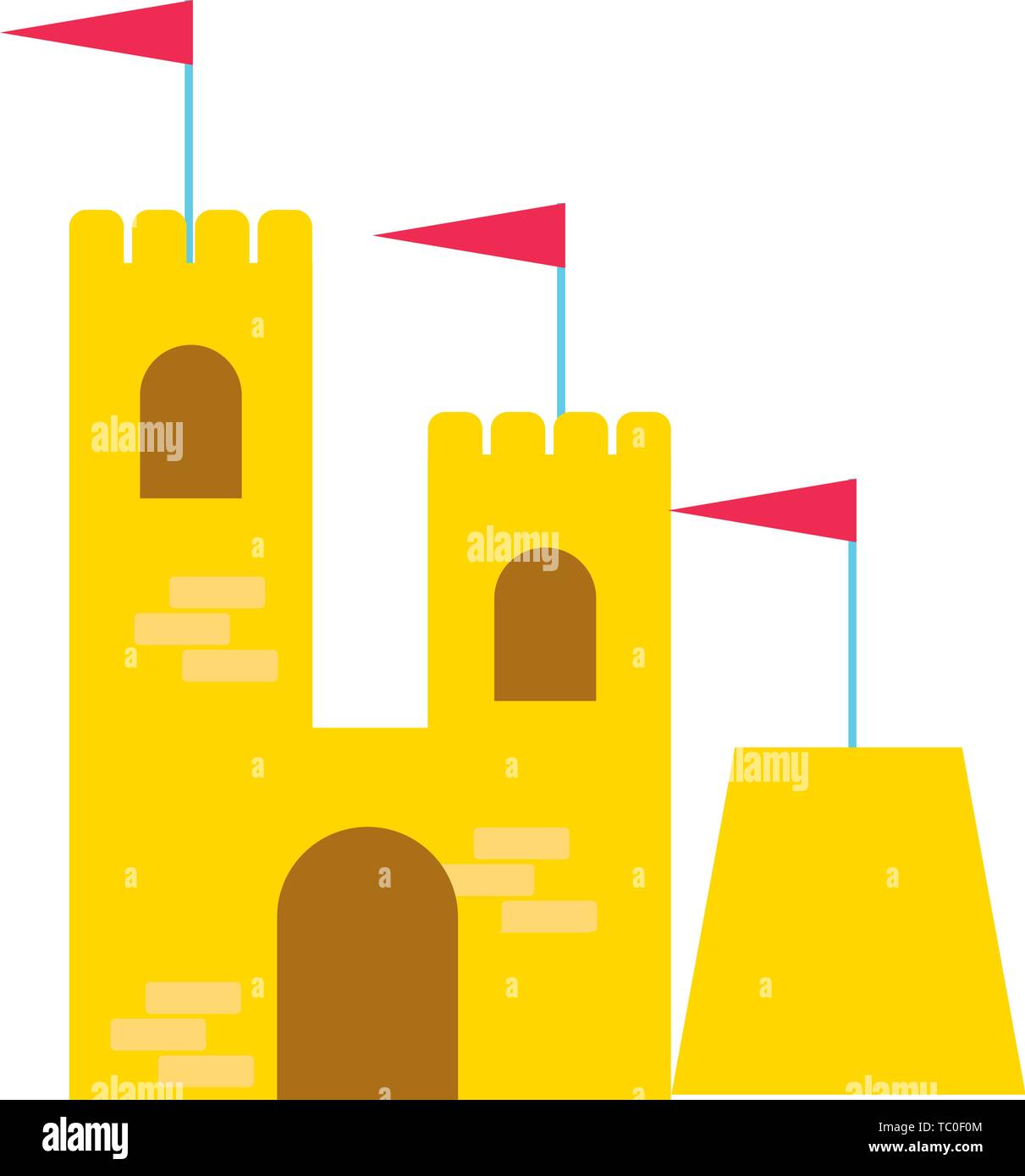 Build sandcastle Stock Vector Images - Alamy