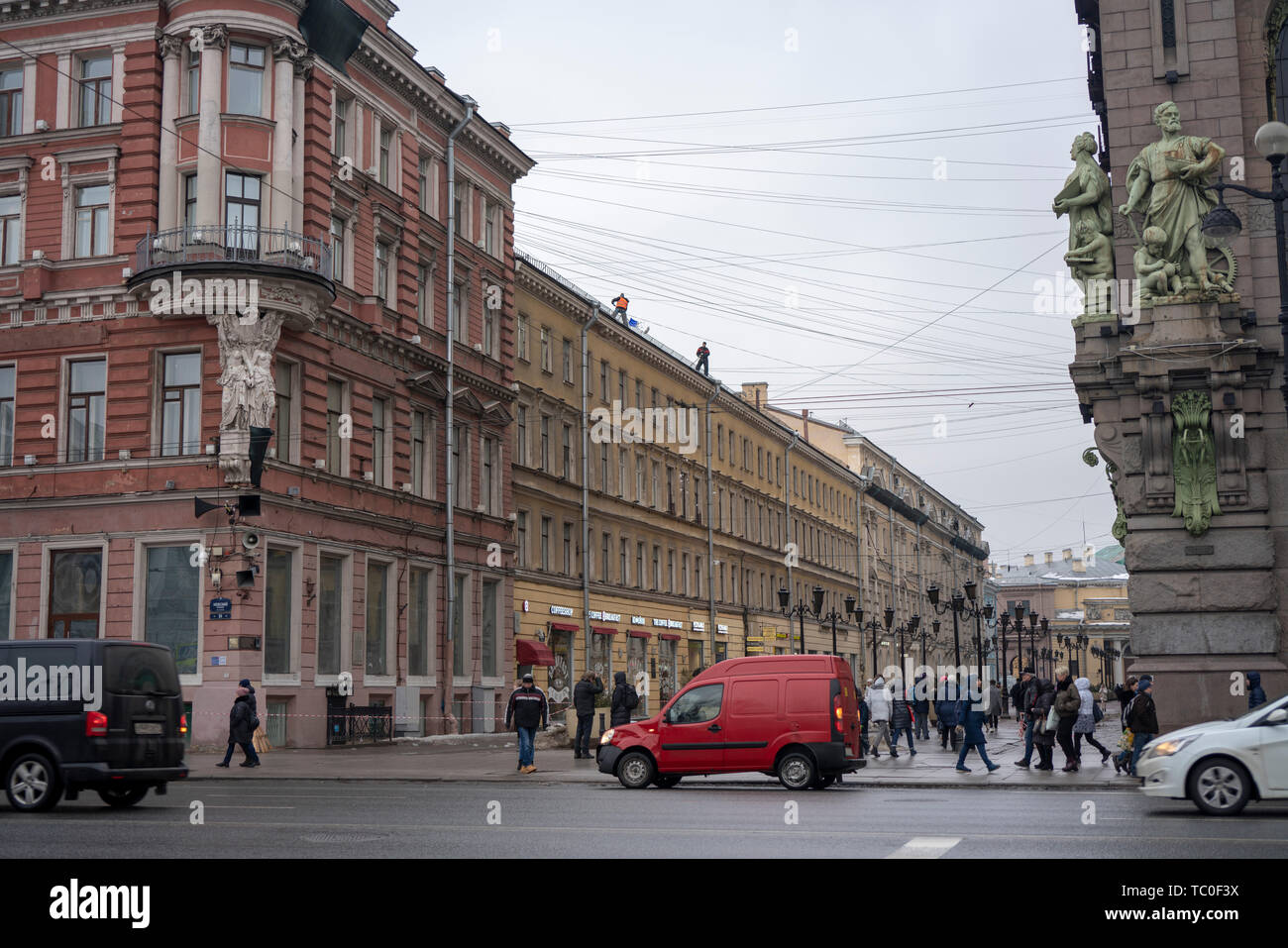 Petersburg street life hi-res stock photography and images - Alamy