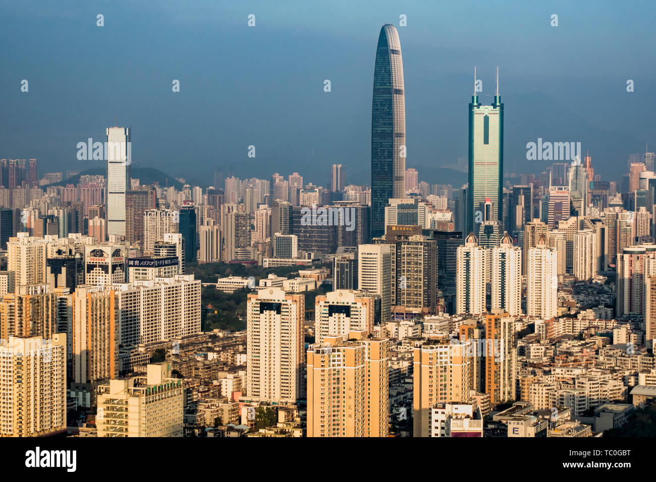 Shenzhen city sunset futian district hi-res stock photography and ...