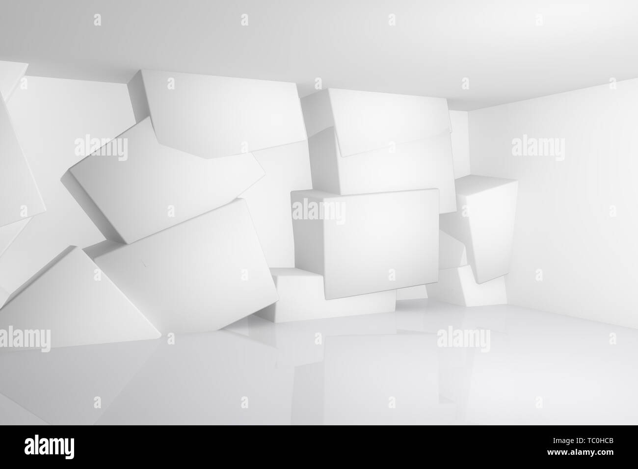 Abstract pattern wall and floor Stock Photo - Alamy