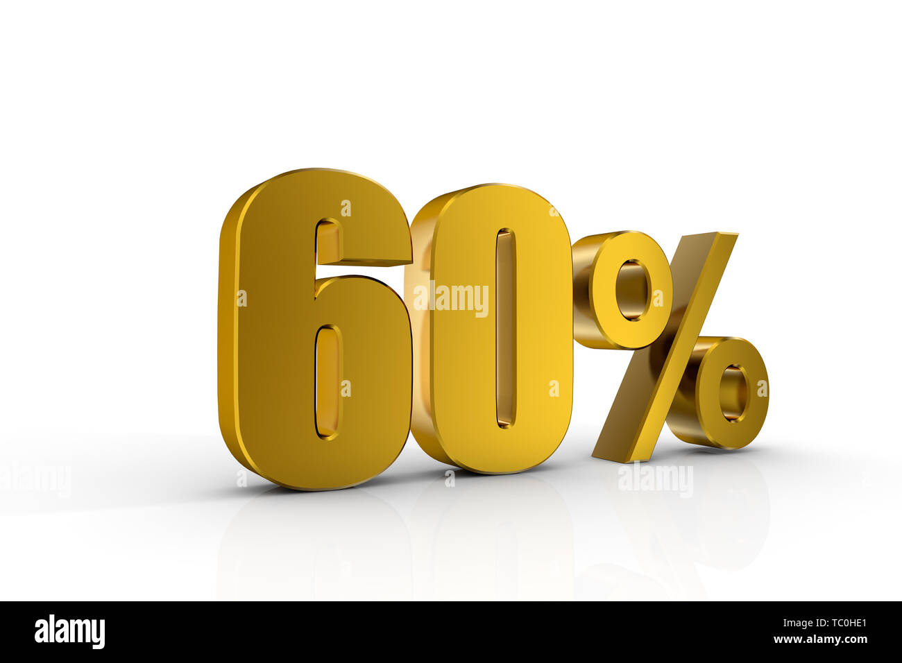 3d illustration 60 Stock Photo - Alamy