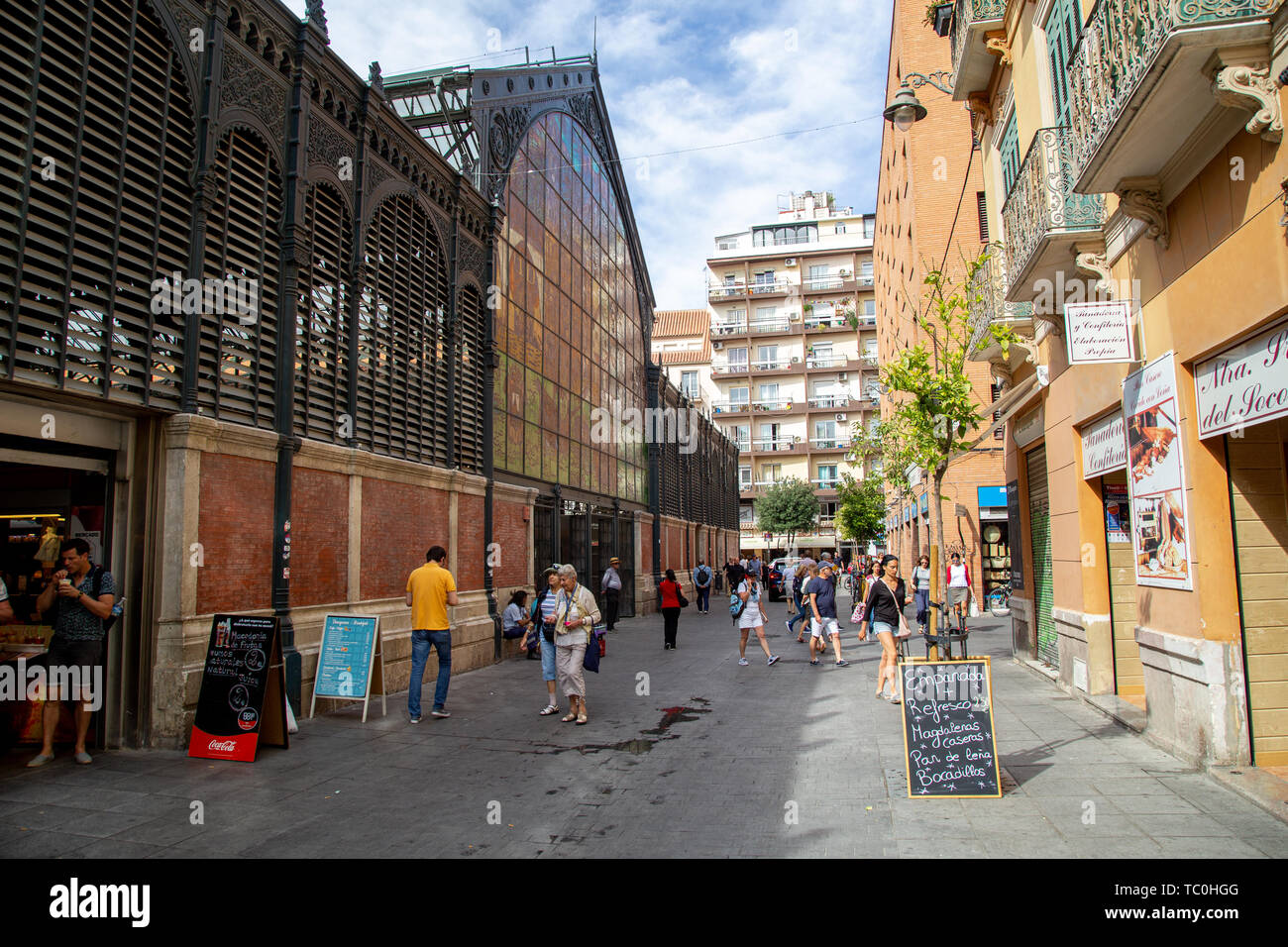 Atarazanas Market Building in Malaga, Spain Stock Photo - Alamy