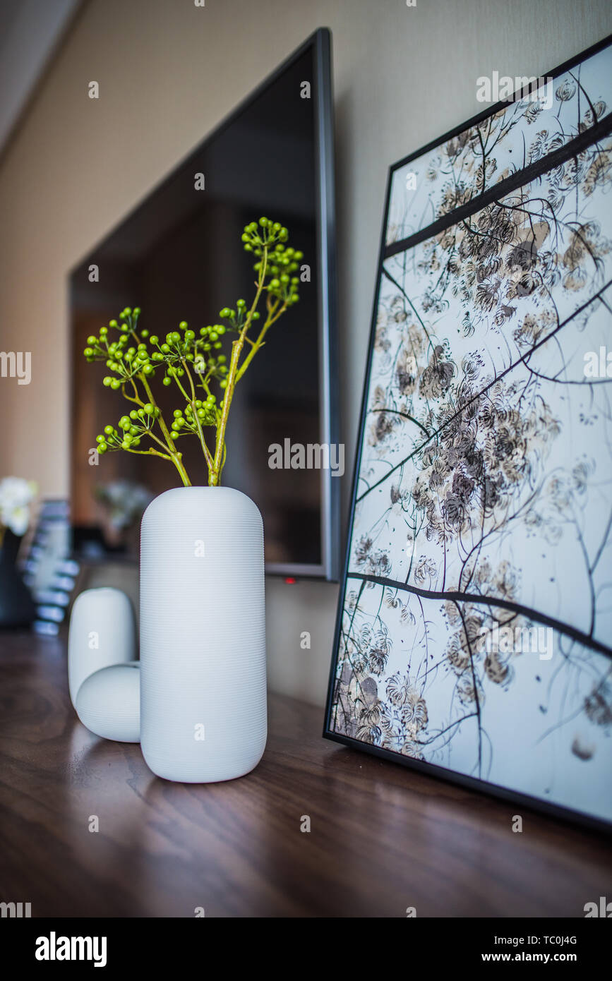 Installation of soft design Stock Photo - Alamy