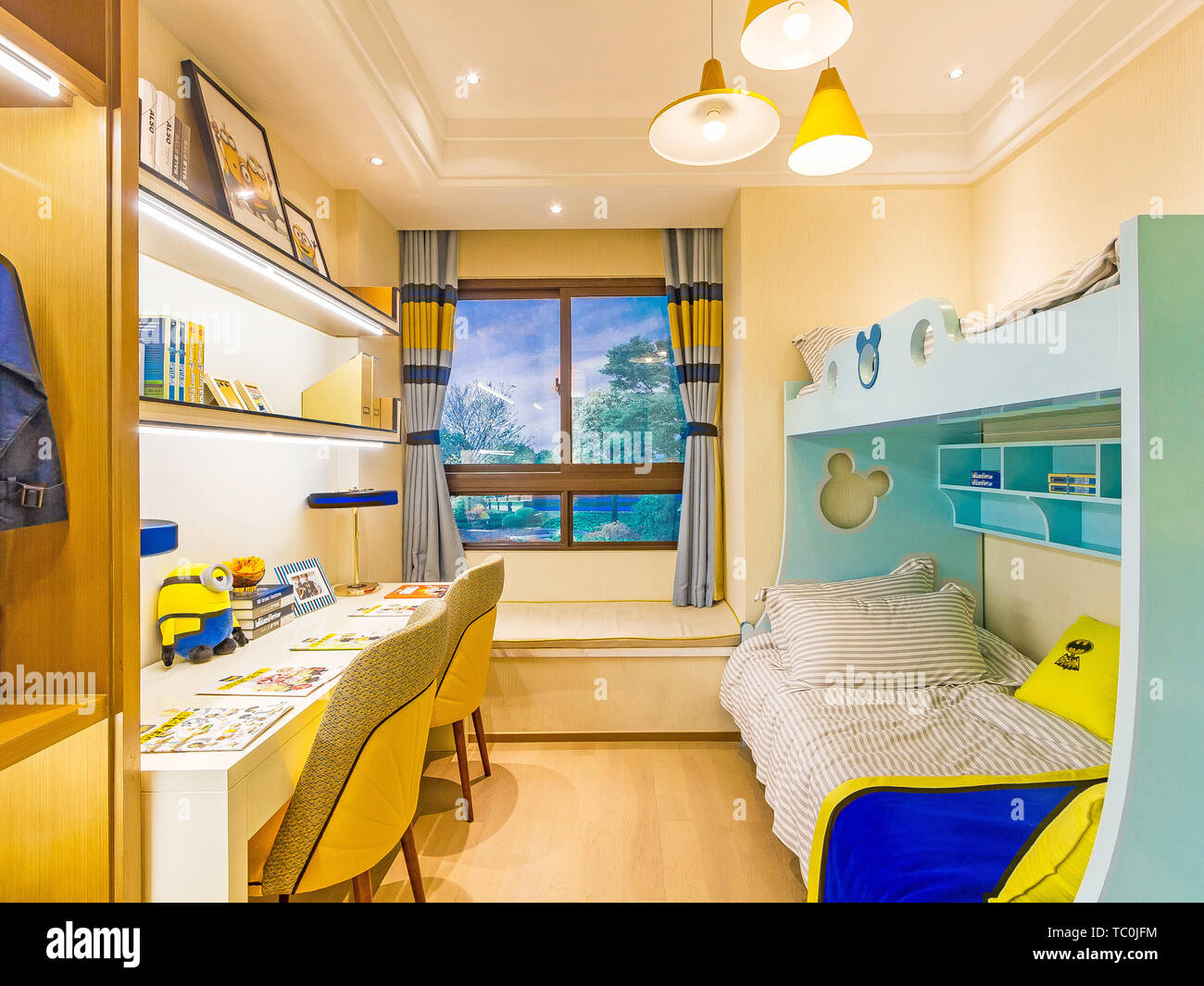 Bedroom, sleep, comfortable and comfortable rest environment, different ...