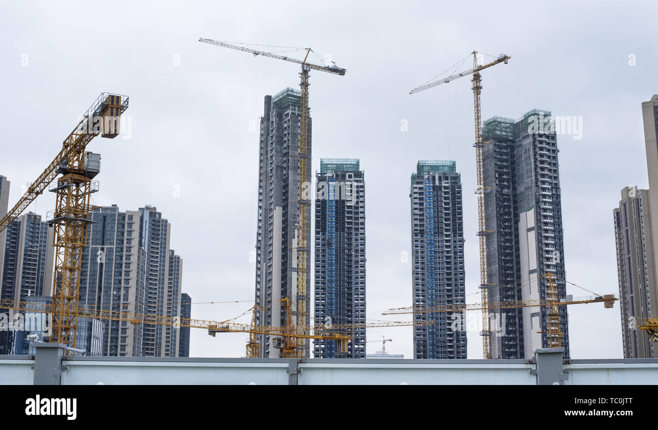 Cities under construction Stock Photo - Alamy