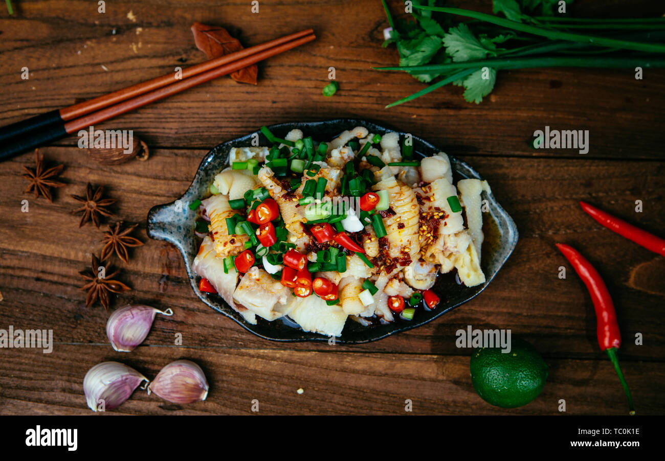Sichuan cuisine, boneless phoenix claws Stock Photo - Alamy