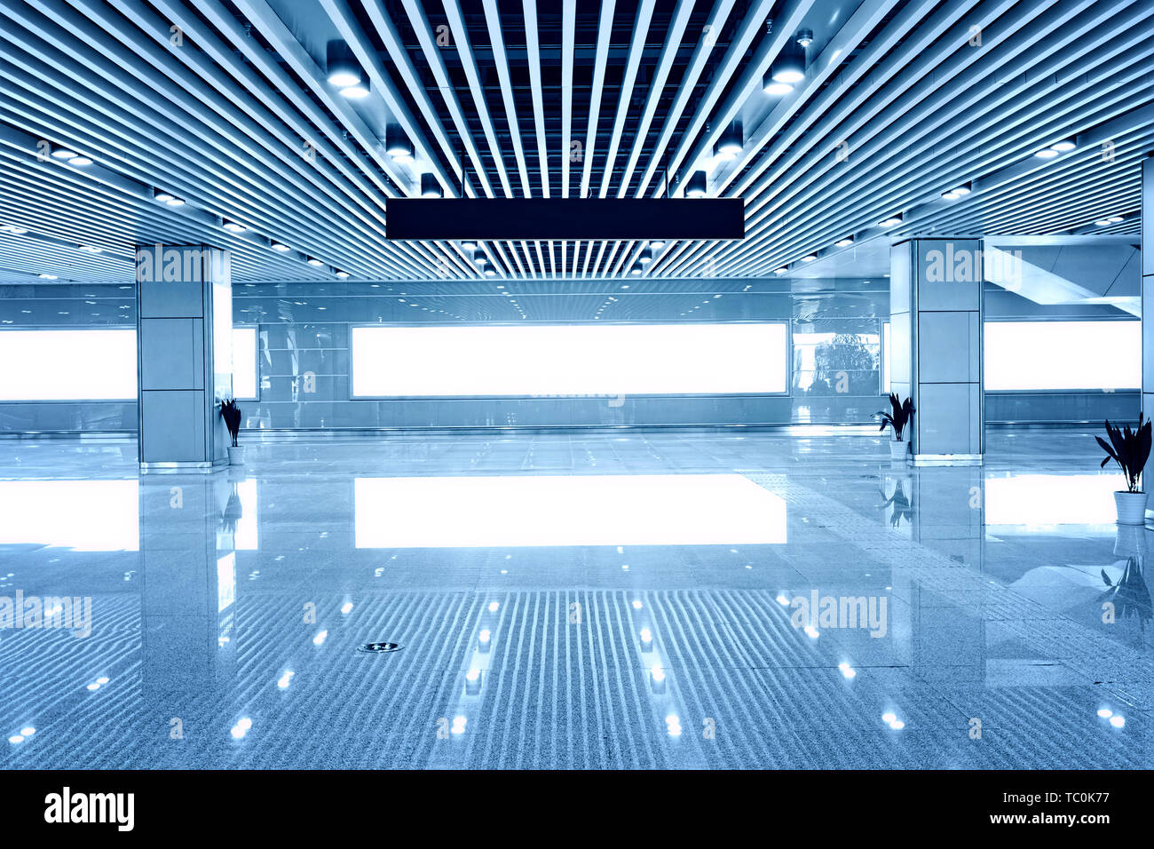 Interior of modern building Stock Photo - Alamy