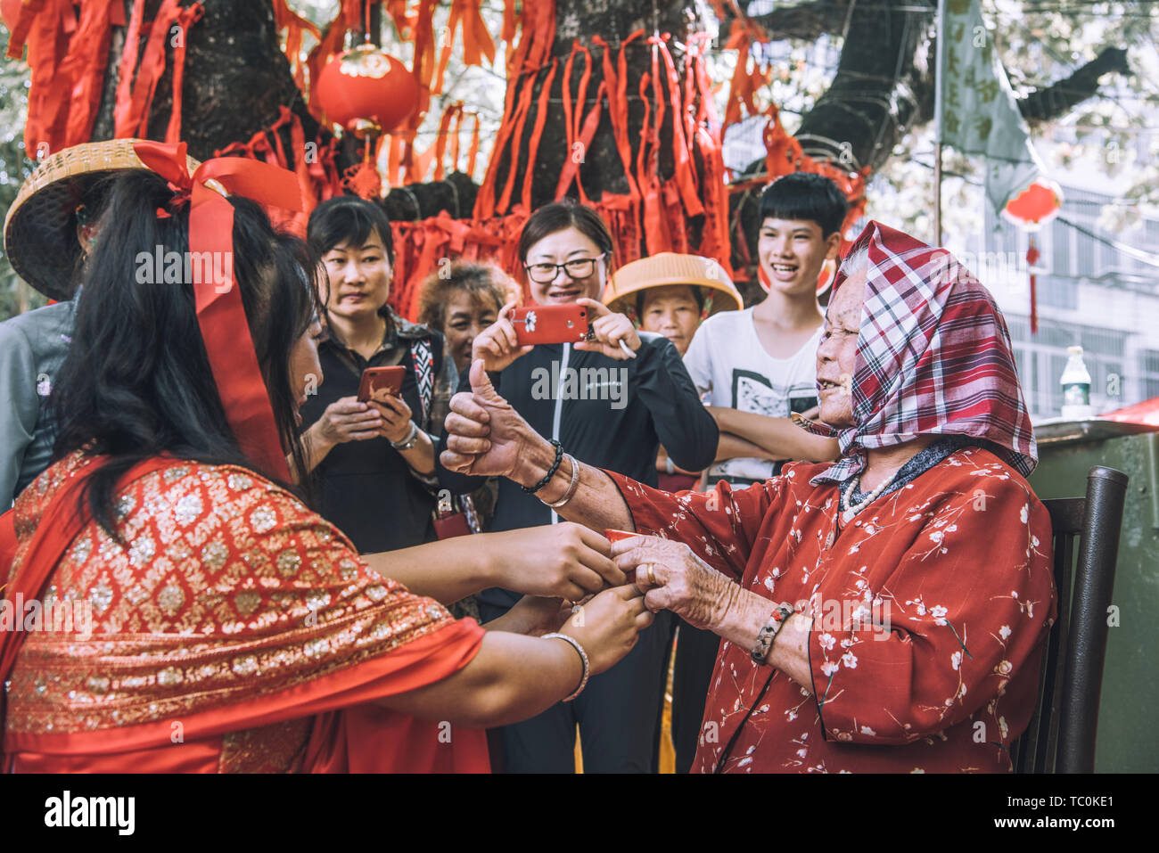 Family wedding folklore Stock Photo - Alamy