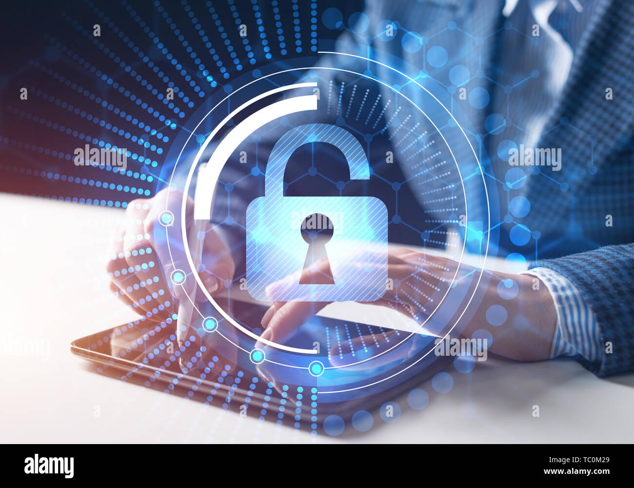 Computer security and information technology Stock Photo - Alamy