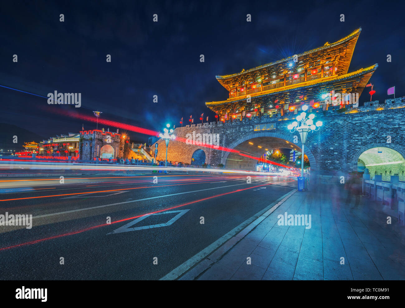 The ancient city of Changting Stock Photo - Alamy