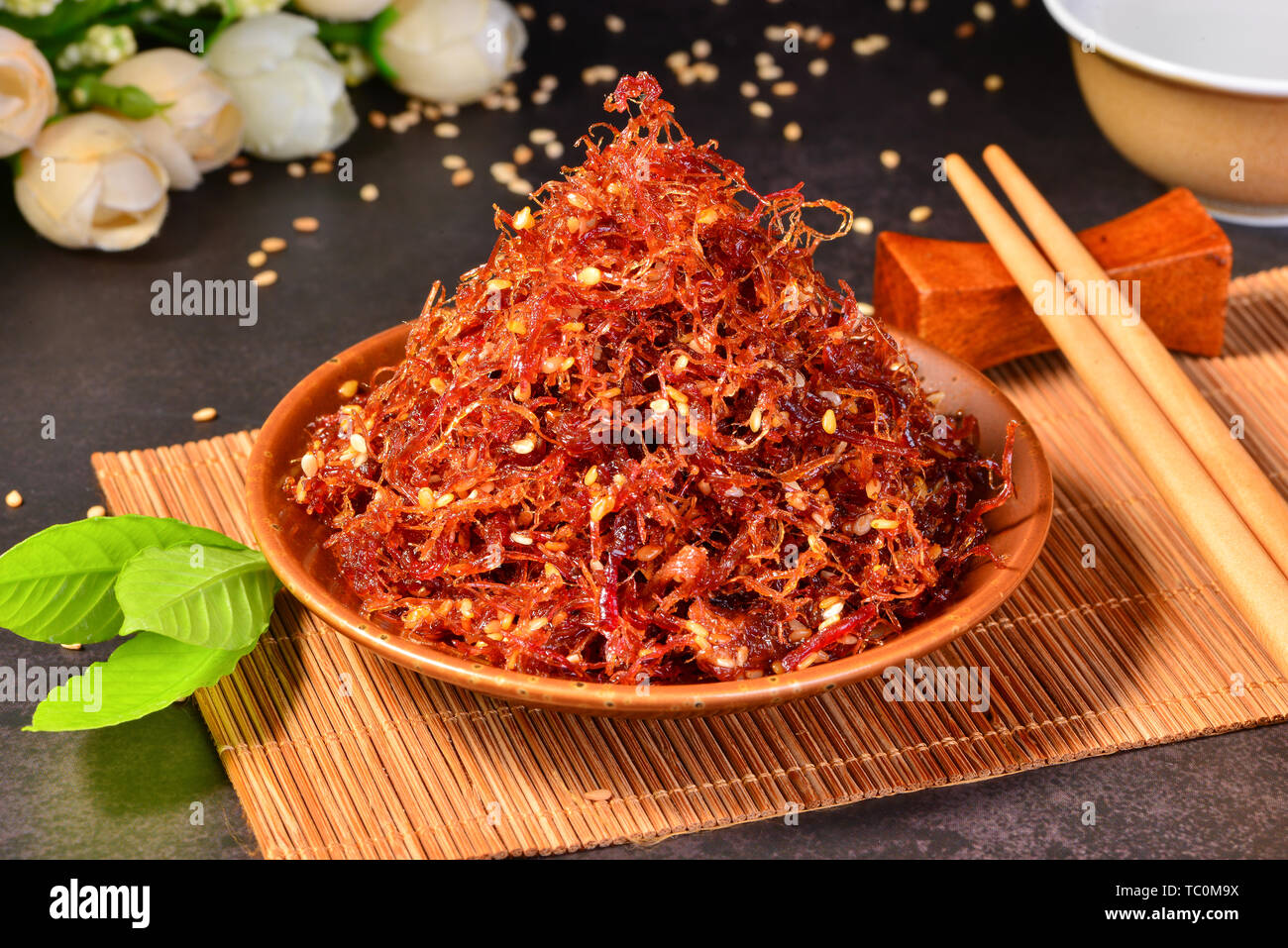 Spicy spiced lantern, shredded beef Stock Photo - Alamy