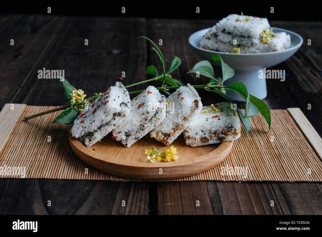 Traditional Chinese cuisine: osmanthus cake Stock Photo - Alamy