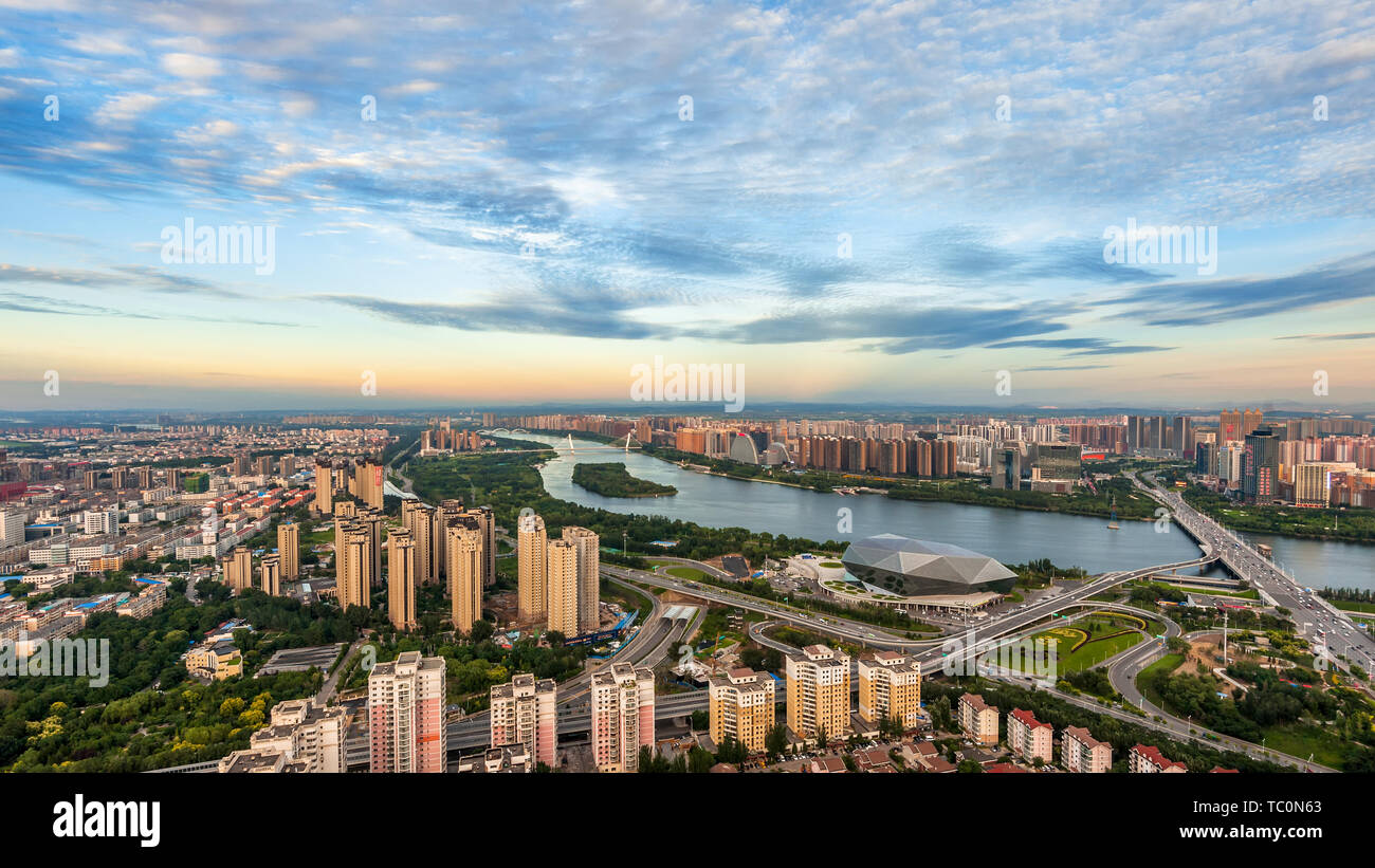 Hun River Bridge in Shenyang Stock Photo - Alamy