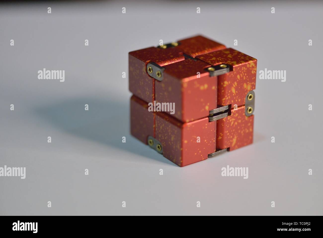 Toy Rubik's Cube still life set for children art design Stock Photo - Alamy