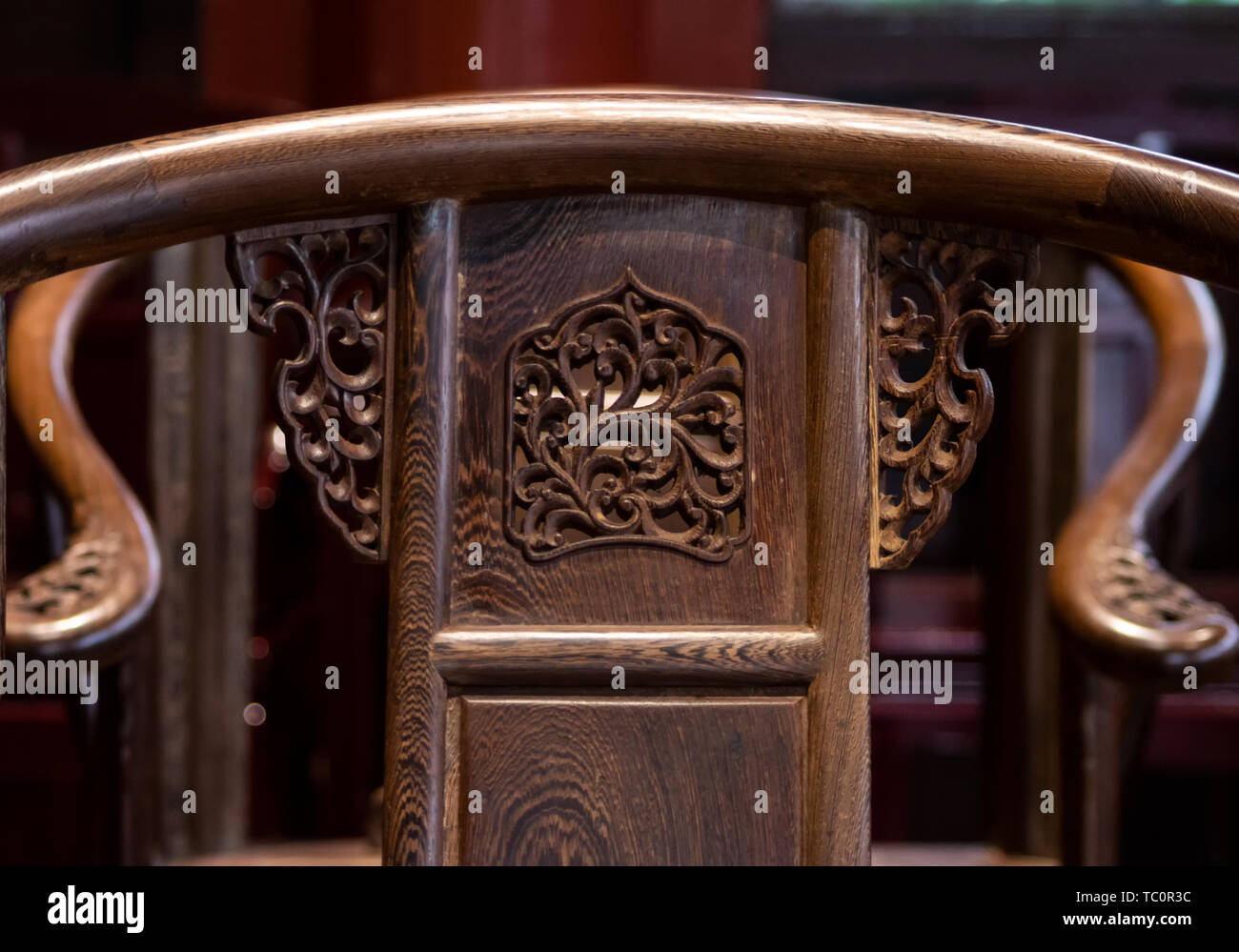 Chinese wood chairs hi-res stock photography and images - Alamy