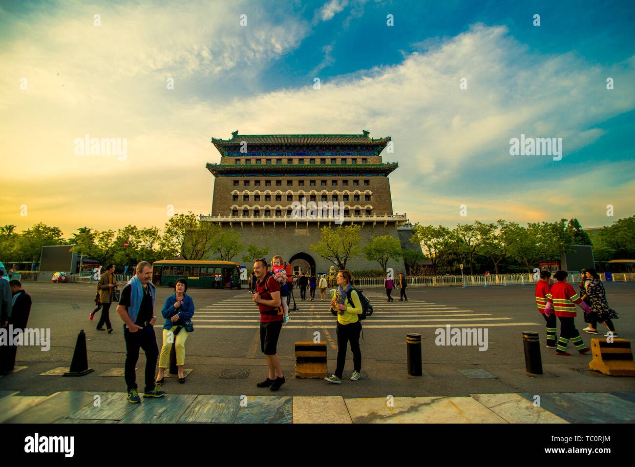 Qianmen arrow tower hi-res stock photography and images - Alamy